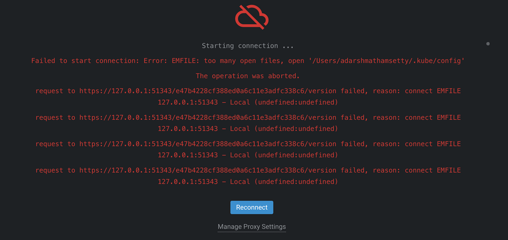 Unable To Connect To Any Kubernetes Cluster Using Open Lens Lens Support And Troubleshooting